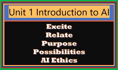 Comprehensive Notes On Unit 1 Introduction To Ai Class 9 Tutorialaicsip