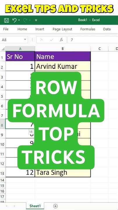 Excel Auto Serial Number Trick In Just10 Secviral Computer Excel
