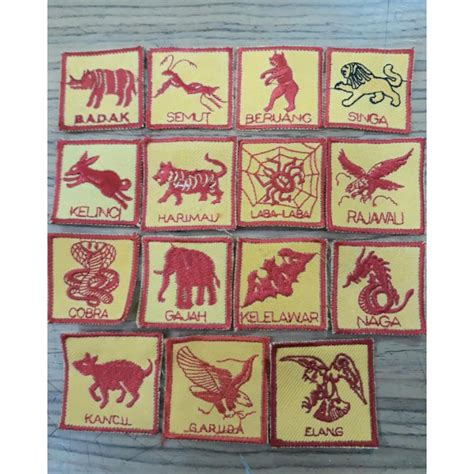 Jual Perlengkapan Pramukalambang Regu Pramuka Cowok Shopee Indonesia