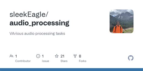 GitHub SleekEagle Audio Processing VArious Audio Processing Tasks