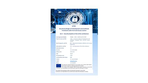 Deliverable D2 5 Security Baseline Of The Iotac Architecture Iotac