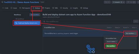 implement ci cd with github deploy azure functions dev community