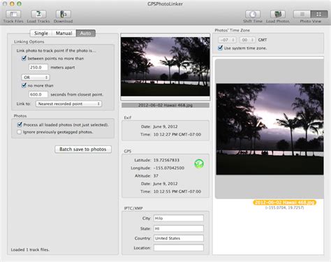 Geotagging Photos From An SLR Using A Second Cameras GPS Logger Manas Tungare