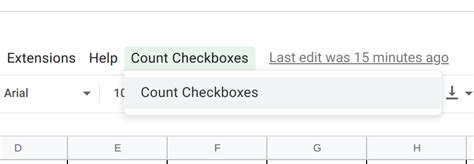 Using Apps Script To Count Checkboxes In Google Sheets