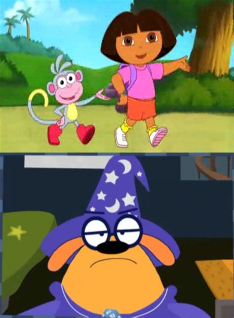 Glen Ruffman Annoyed With Dora And Boots Singing By Ehrisbrudt On