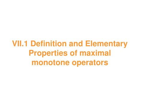 Ppt Vii 1 Hille Yosida Theorem Powerpoint Presentation Free Download Id 5797502