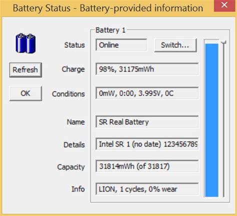 Battery Stats V Simple Batterry Status Bar