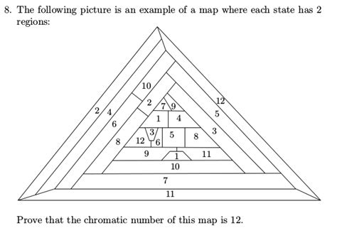 Discrete Mathematics Chromatic Number Of A Map Mathematics Stack