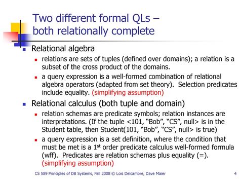 cs589 principles of db systems fall 2008 lecture 4b domain