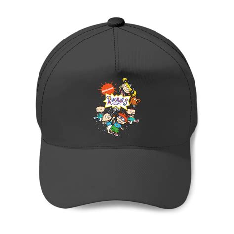 Rugrats Baseball Caps Nick 90s Rugrats Full Character Crewneck Baseball