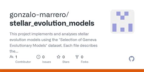 Github Gonzalo Marrerostellarevolutionmodels This Project