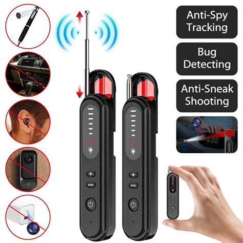 Hidden Camera Detector Anti Spy Bug Detector Gps Tracker Finder Scanner Device Hotel Car