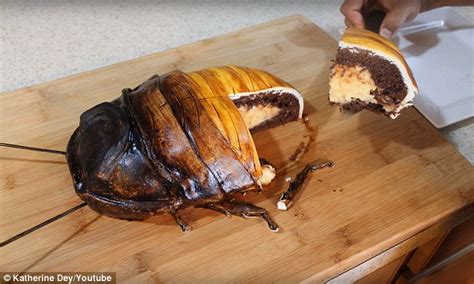 Katherine Deys Cockroach Cake Looks Identical To A Creepy Crawly