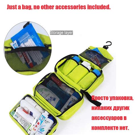 Badu Bg Пътна чанта за тоалетни принадлежности Преносим висящ грим Органайзер за измиване