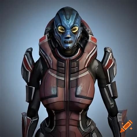Image Of A Female Sea Scorpion From Mass Effect On Craiyon