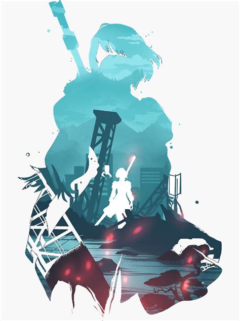 Nier Automata 2b Waifu Sticker For Sale By Chelseayates Redbubble