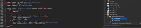 Attempting to make a sonic gravity controller - Scripting Support - Developer Forum | Roblox