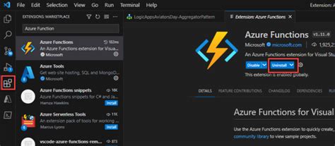 logic app standard local run error failed to find func host start