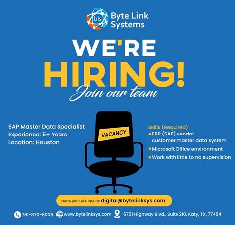 Byte Link Systems Inc On Linkedin Hiring Bytelink Bytelinksystem Hiring Hiring Sap