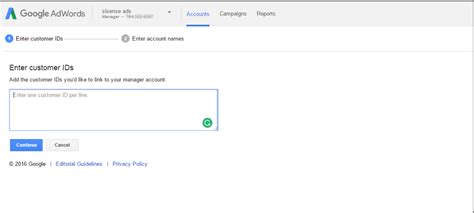 No Email Account Google Adwords Connector Error