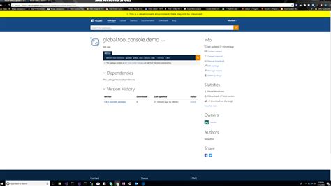 handling of tool packages · issue 5182 · nuget nugetgallery