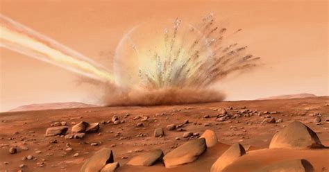 작년 크리스마스 이브 화성에 운석 충돌 규모 4 지진 발생