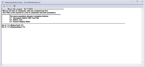 Setting Up Dynamic Navigation In FactoryTalk View SE DMC Inc