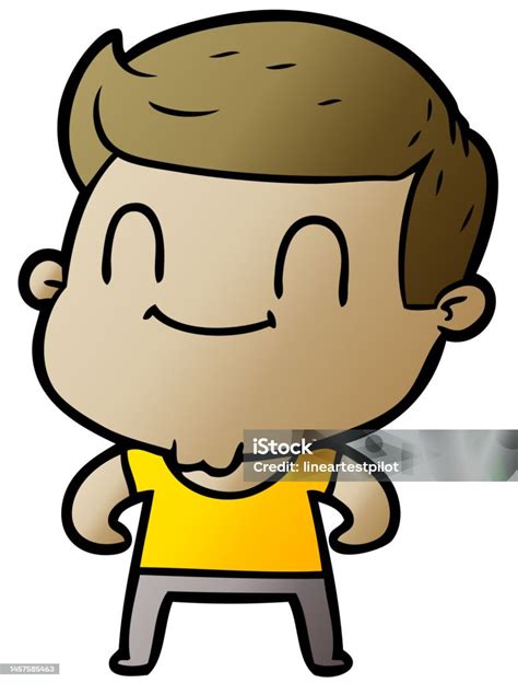 Comic Freundliches Mann Stock Vektor Art Und Mehr Bilder Von Comic
