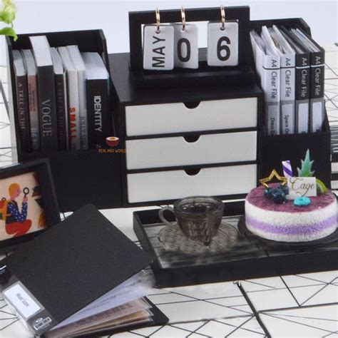 Miniature 16 Scale Real Pocket File Folder Dollhouse Miniature Shop