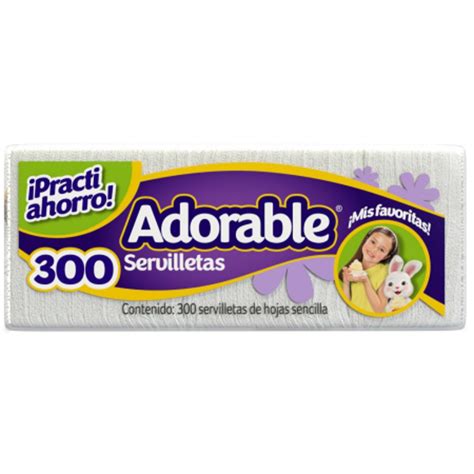 Servilletas Adorable 300 Pzas Mayorista Duero