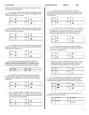 ProbabilityExercises Docx Group Members Probability Exercises Math Date Directions Write