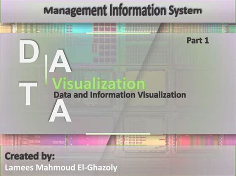 Data And Information Visualization Part 1part 1 Pptx