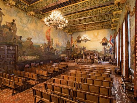 Mural Room Santa Barbara Courthouse Wedding