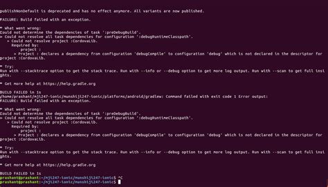 Gradle While Im Trying To Generate Android Build Im Getting Could