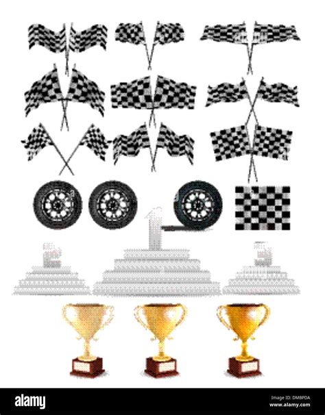 Racing Design Elements Stock Vector Image And Art Alamy