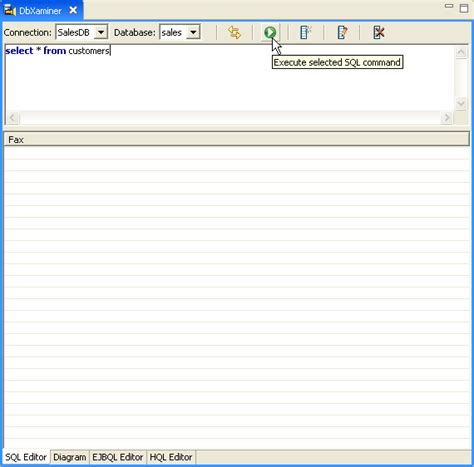 viewing database diagrams and running queries