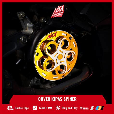 Jual NSA Spinner Cover Kipas Cyclone Series Beat Scoopy Mio Vespa TUTUP PELINDUNG KIPAS RADIATOR