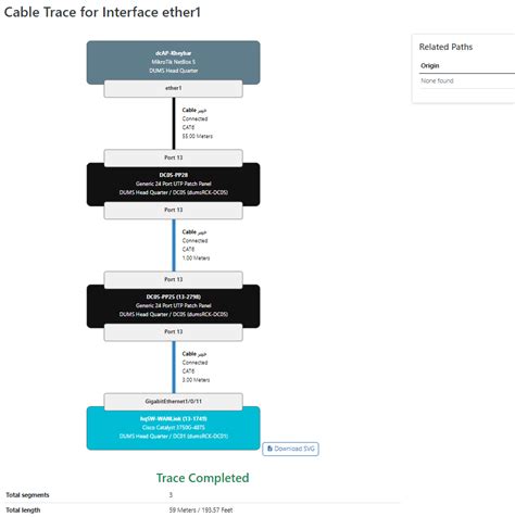 trace functionality not shown bridge or wireless link · netbox