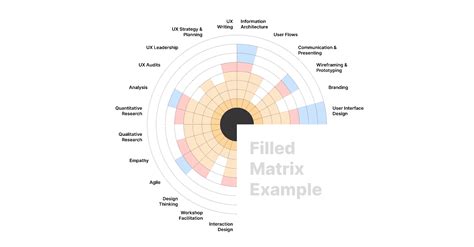 UX Skills Matrix Figma