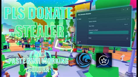 Infinite Robux Pls Donate Steal Script Gui Hack Method Youtube