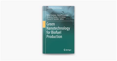 Green Nanotechnology for Biofuel Production trên Apple Books