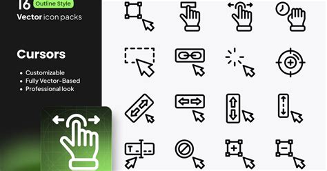 Cursor Icons For Web And App Design Icons Ft Cursor And Pointer Envato