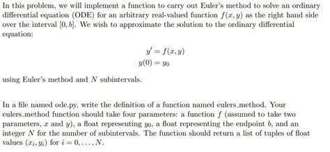 Solved In This Problem We Will Implement A Function To Chegg