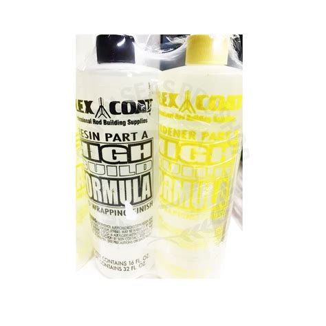 Flex Coat Resin 32fl Yellow Blackน้ำยาเคลือบคัน 7 Seas Proshop