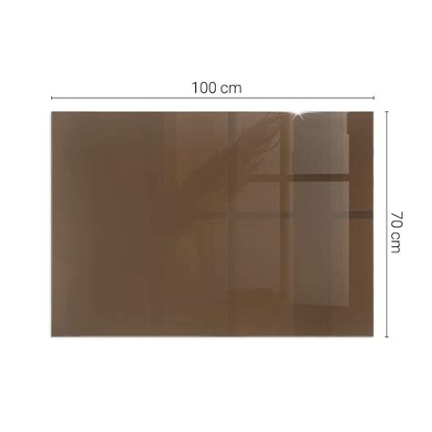 Rectangulare Placa Protección Suelo Estufa Color Marrón