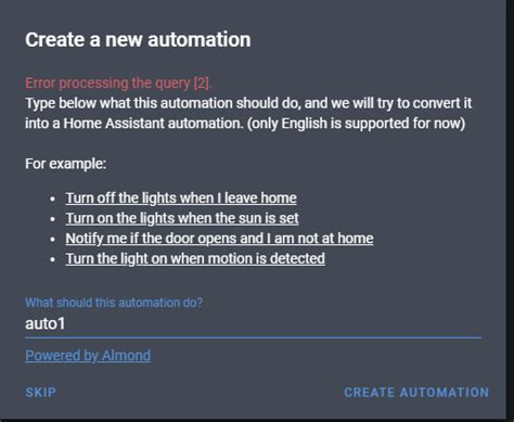 Automation In Ui Throws Message Malformed Integration ‘ Not Found` · Issue 33204 · Home