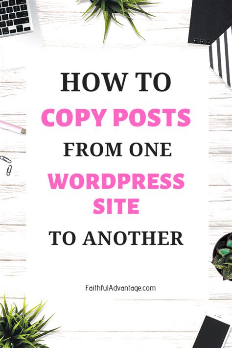 how to easily export wordpress posts from one site to another