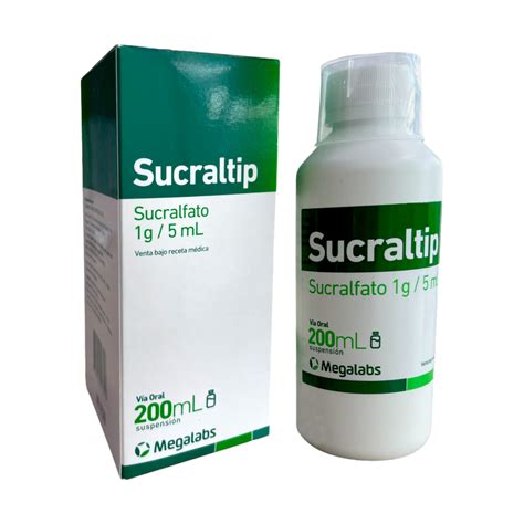 Sucraltip Sucralfato 1g5ml X 200ml— Farmacorp
