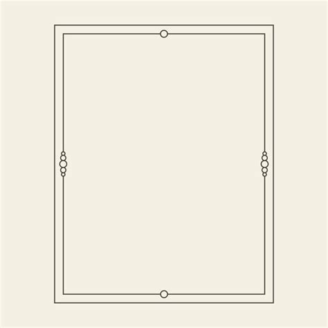 Premium Vector Vintage Ornament Frame Outline Frame Design Element