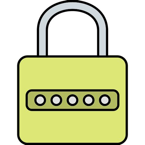 Password Generic Outline Color Icon